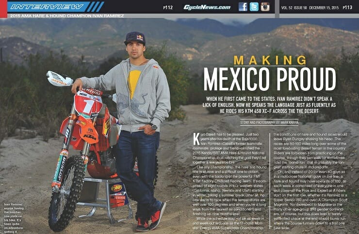 Interview: 2015 AMA Hare And Hound Champion Ivan Ramirez - Cycle News