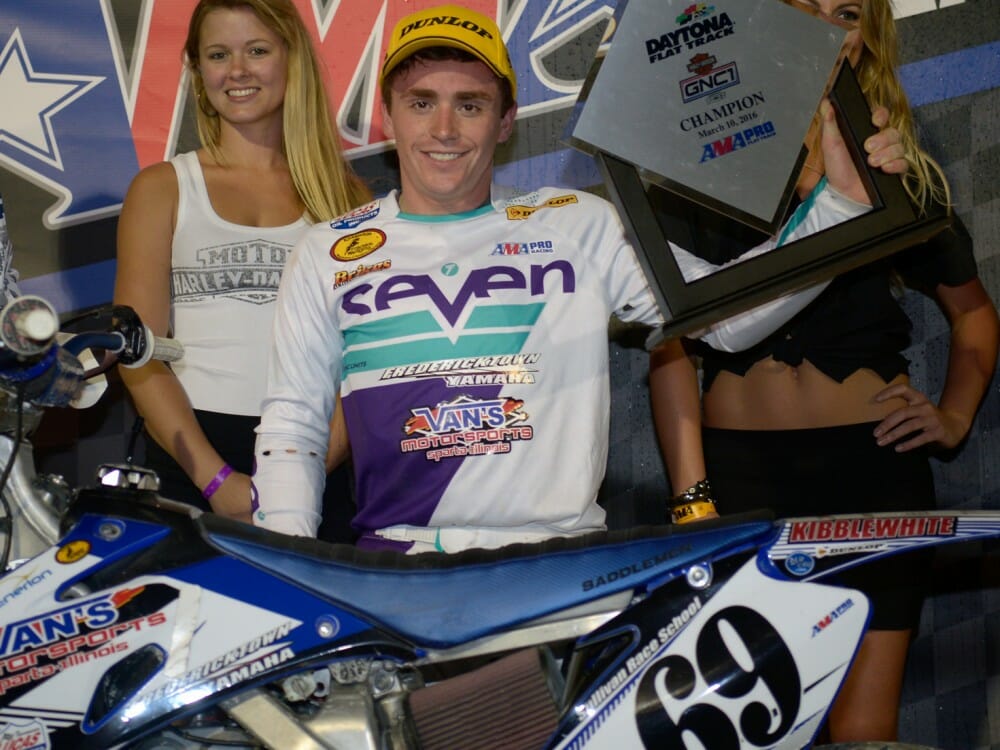 Sammy Halbert Wins Daytona 1 Flat Track - Cycle News
