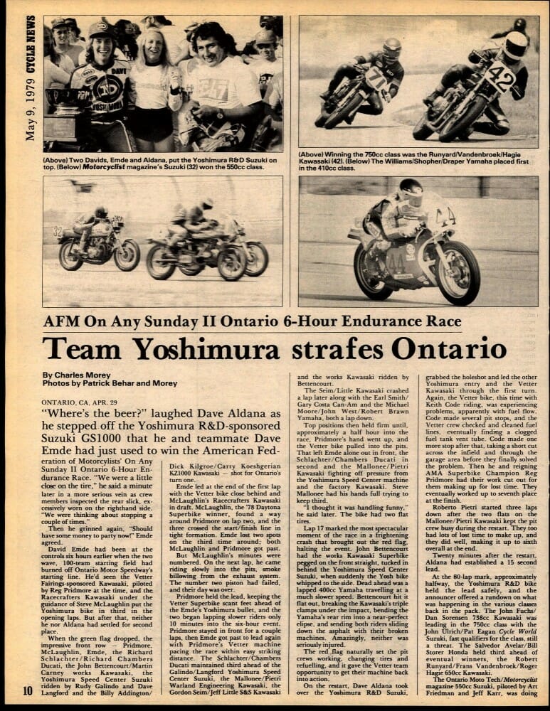 Archives: The AFM Six-Hour - Cycle News