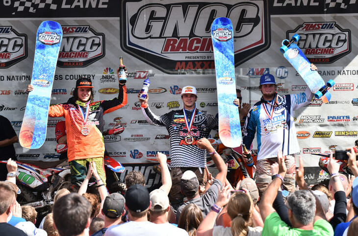 Kailub Russell Back On Point at Snowshoe GNCC - Cycle News
