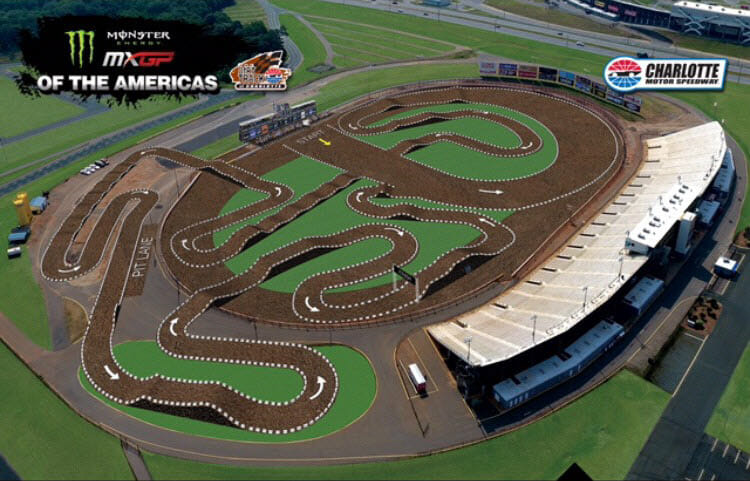 Revised Track Map for 2016 Charlotte MXGP - Cycle News