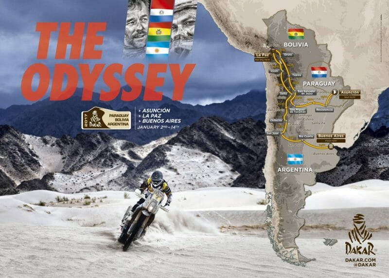 2017 Dakar Route Annouced - Cycle News