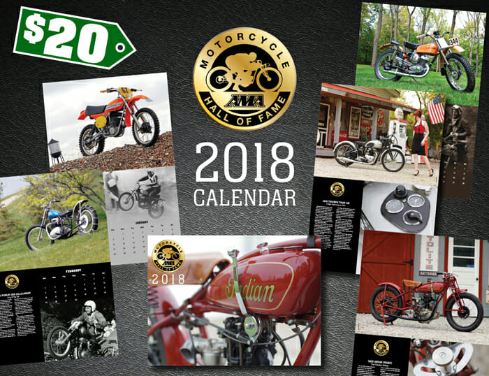2018 Motorcycle-Themed Wall Calendars - Cycle News