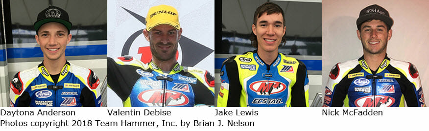 TCX Boots Joins Team Hammer for 2018 MotoAmerica Season - Cycle News