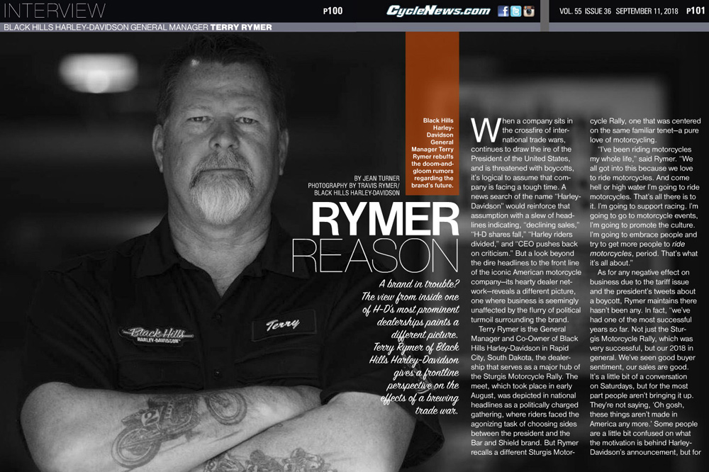 Black Hills Harley-Davidson GM Terry Rymer | Interview - Cycle News
