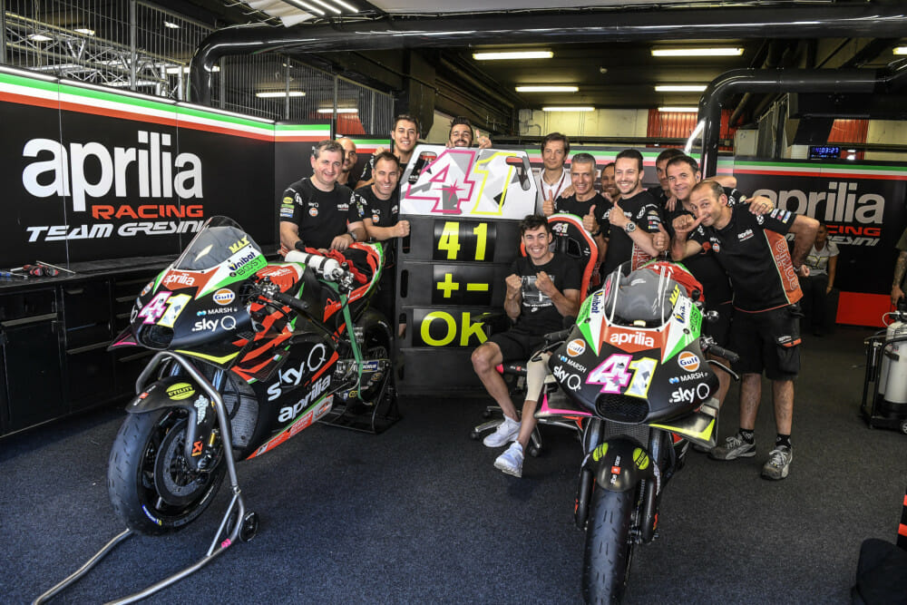 What Aprilia Racing CEO and the Riders Said About Catalunya - Cycle News
