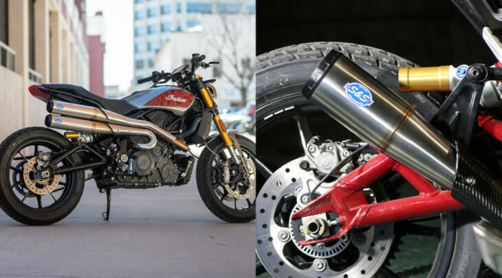 S&S Cycle Grand National Exhausts for the Indian FTR 1200 - Cycle News