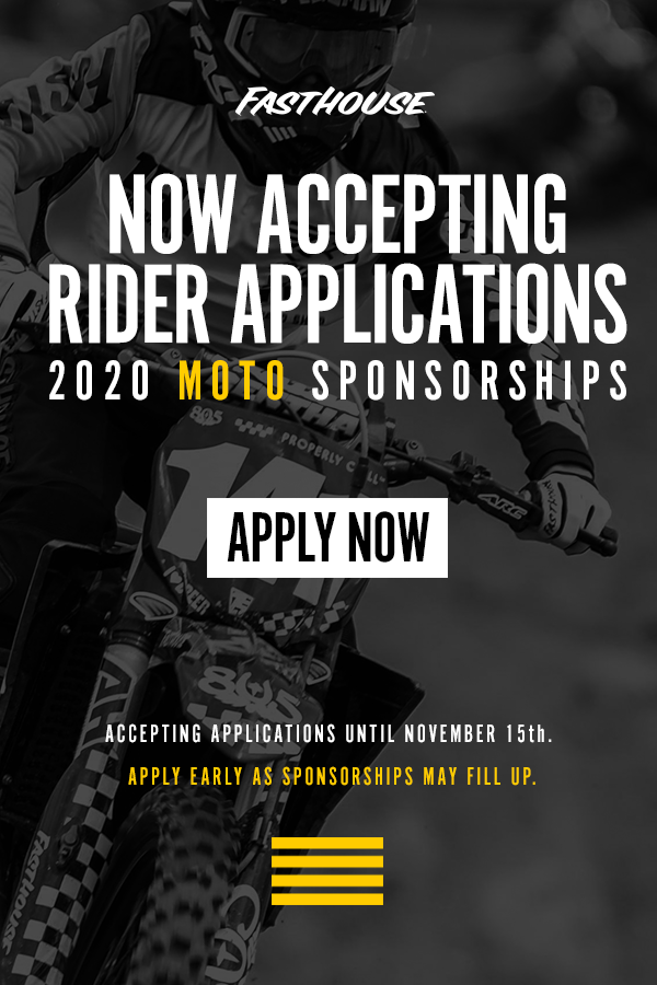 Fasthouse 2020 Moto Sponsorships Now Open - Cycle News