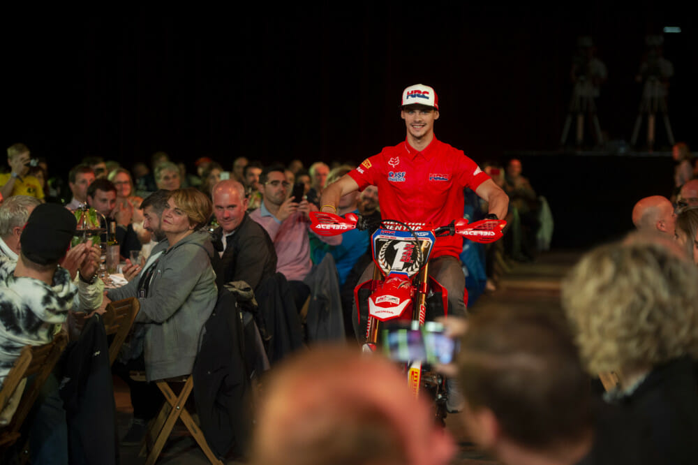 Team HRC at MXGP Awards Ceremony - Cycle News