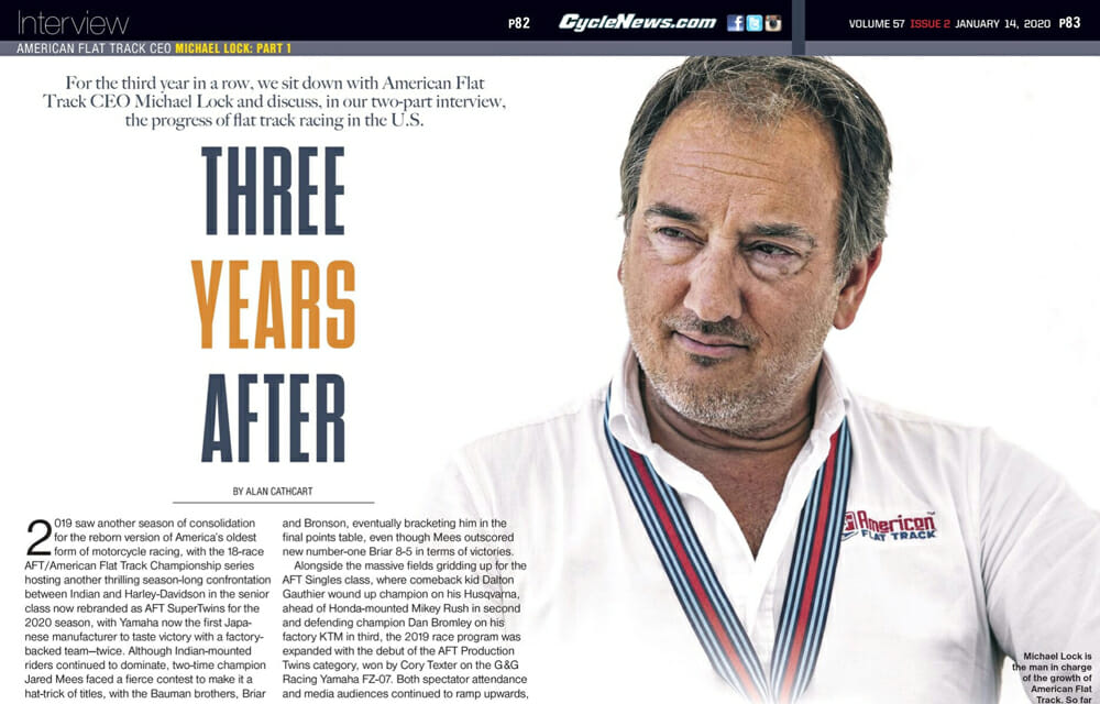 American Flat Track CEO Michael Lock Interview | Part 1 - Cycle News