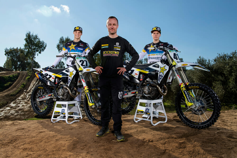 2020 Rockstar Energy Husqvarna Factory Racing MXGP Team Photos - Cycle News