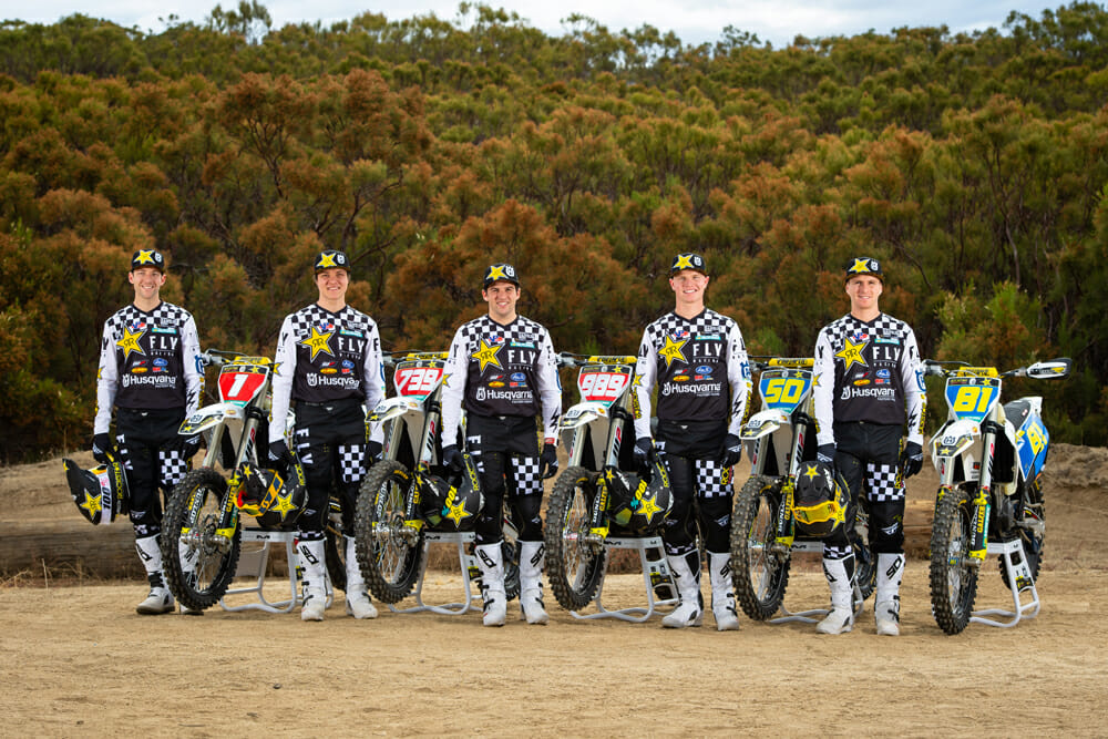 Rockstar Energy Husqvarna Factory Racing 2020 Off-Road Team Announced ...