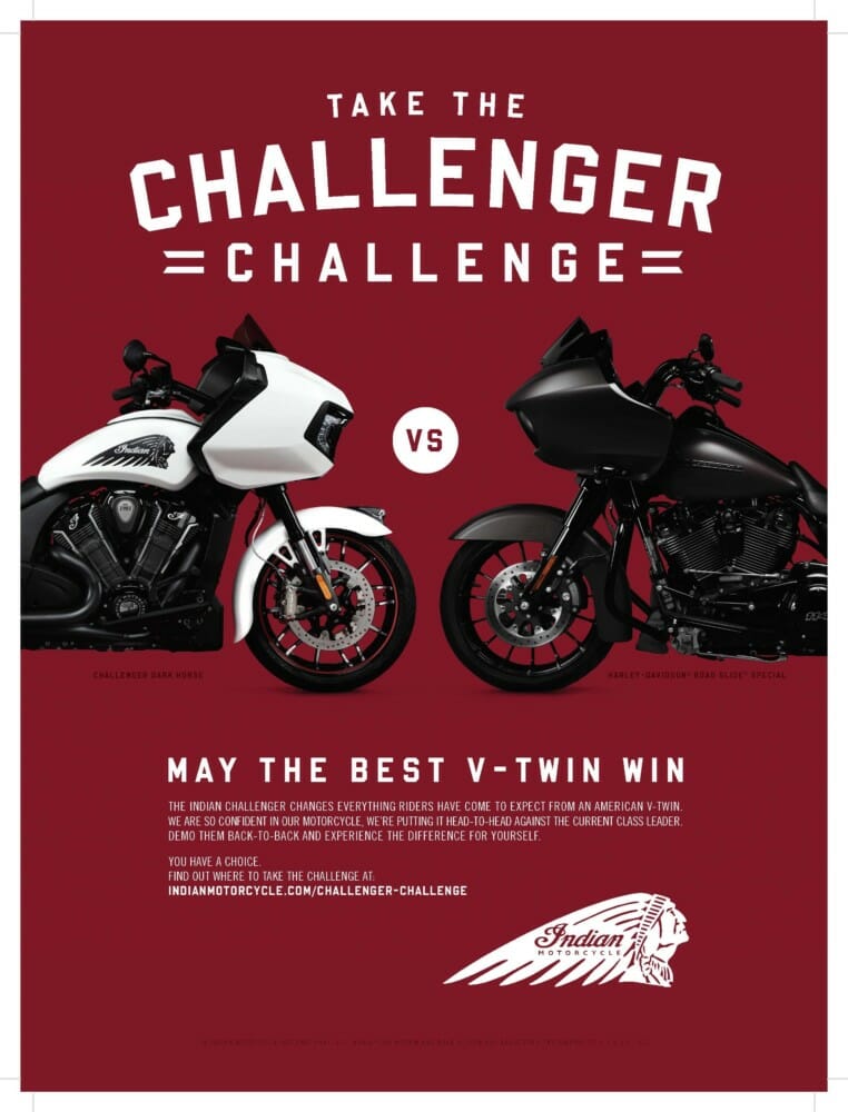 Indian Motorcycle’s Challenger Challenge Campaign - Cycle News
