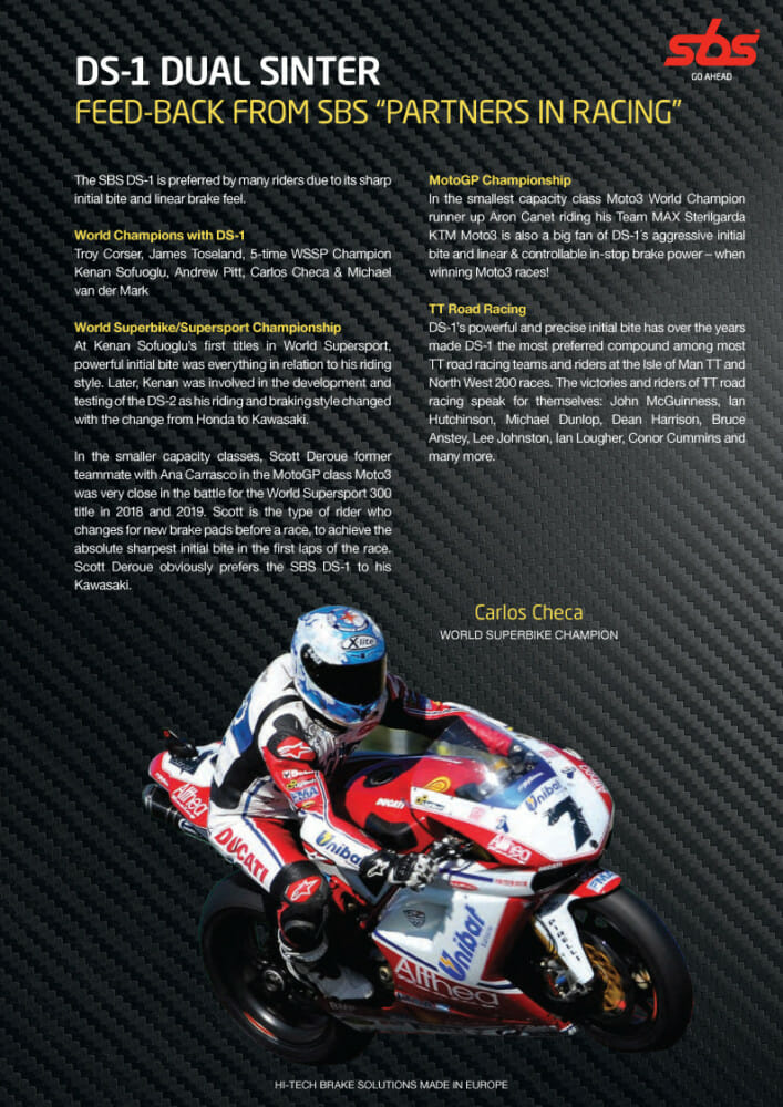 SBS Road Racing Booklet - Cycle News