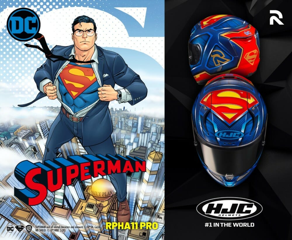 HJC RPHA 11 Superman Helmet - Cycle News