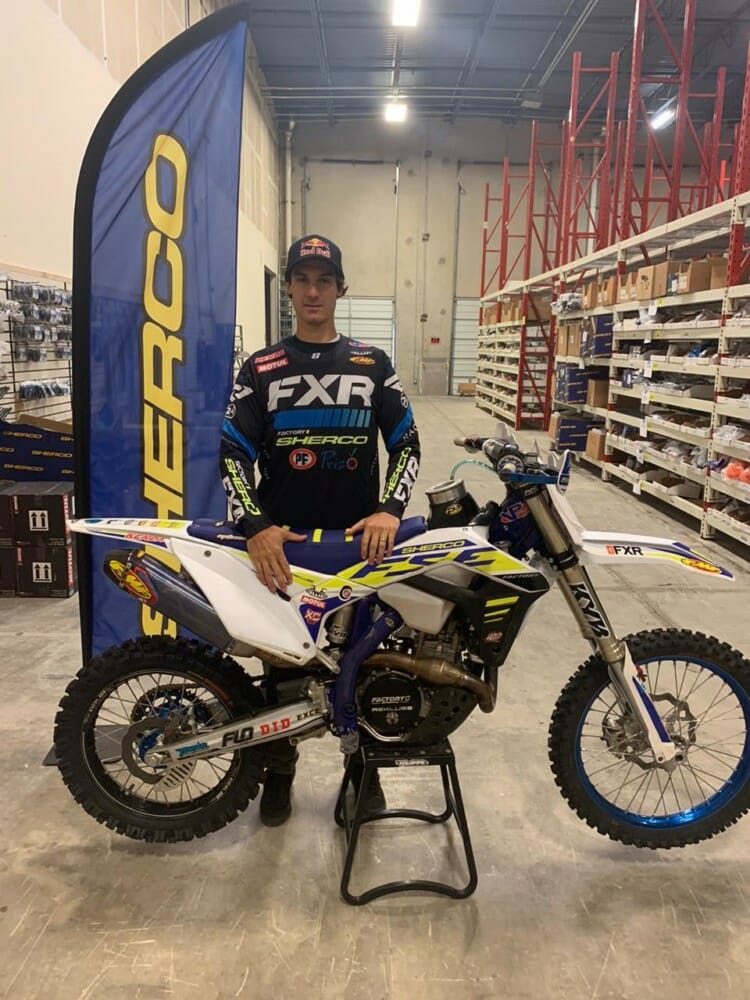 Benjamin Herrera Joins MCS Racing Sherco - Cycle News