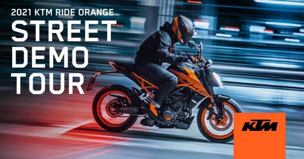 KTM Ride Orange Street Demo Tour Returns for 2021 - Cycle News