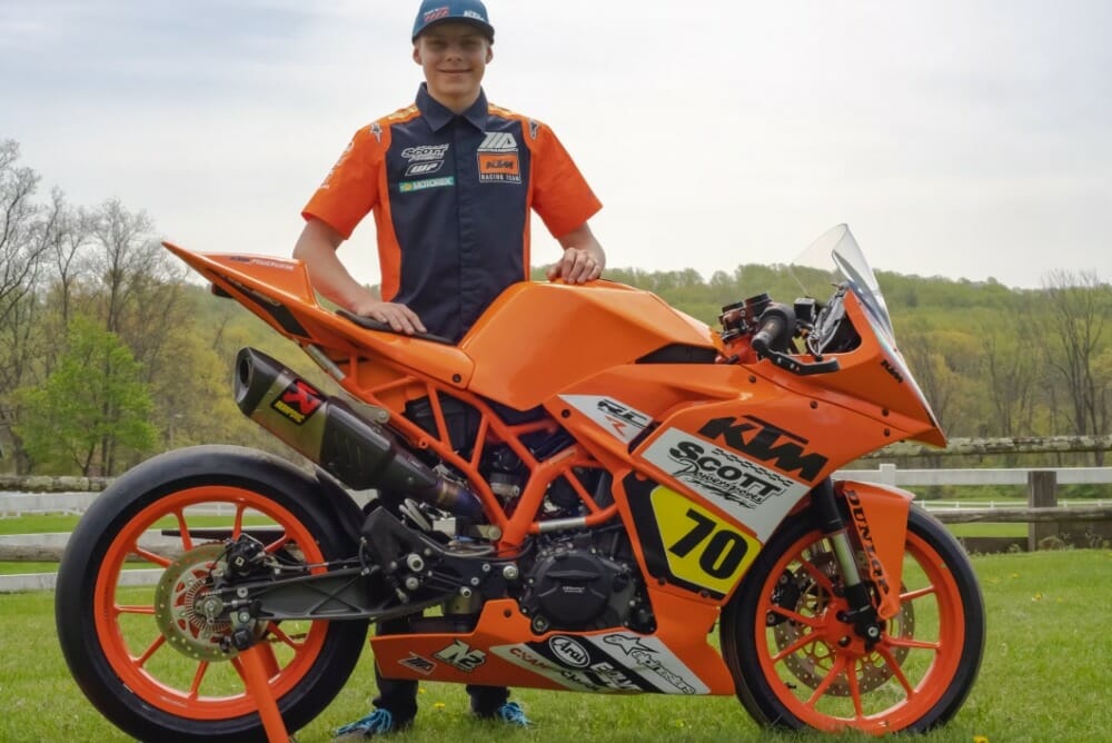 KTM returns to the MotoAmerica Junior Cup with Tyler Scott - Cycle News