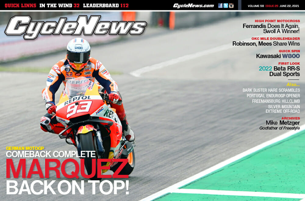 Cycle News Magazine 2021 Issue 25 - Cycle News