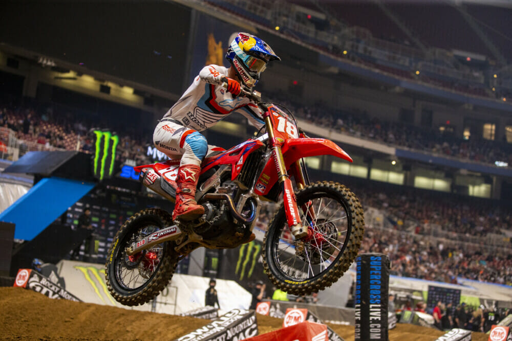 2022 St. Louis Supercross Round 13 Results - Cycle News