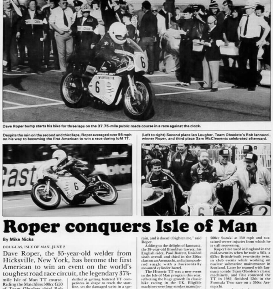 Archives Column | Dave Roper - Cycle News