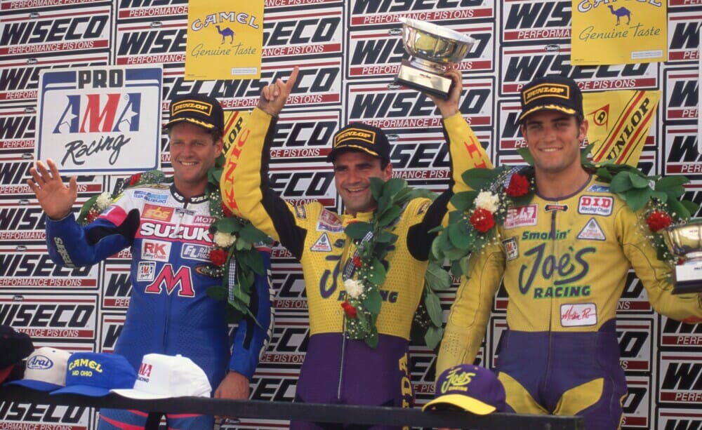 Throwback Thursday: Mid-Ohio AMA Superbike Podium (1995) - Cycle News