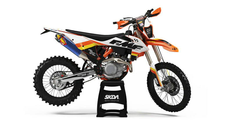 FMF Racing X SKDA Collab Graphics Kits - Cycle News