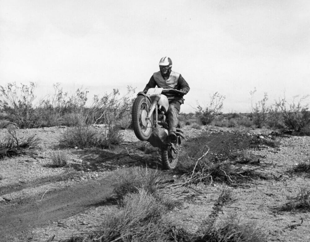 Throwback Thursday: Desert Racing Legend Mike Patrick on the Norton P11 ...