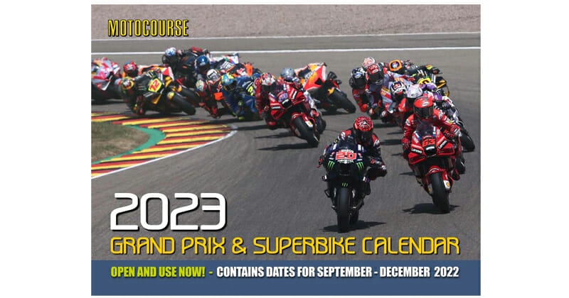 Motocourse 2023 MotoGP & WorldSBK Wall Calendar - Cycle News