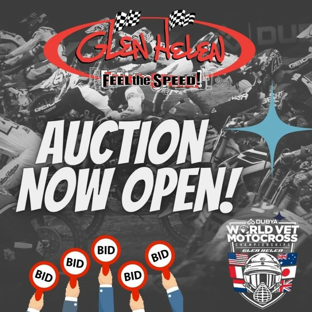 Glen Helen's Online Auction Now Open for 2022 Dubya World Vet MX ...
