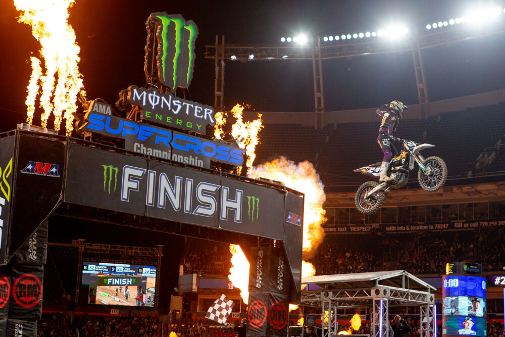 2023 Denver Supercross Round 16 Results - Cycle News