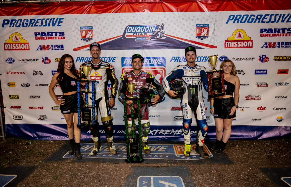 2023 DuQuoin Mile American Flat Track Round 8 Results - Cycle News