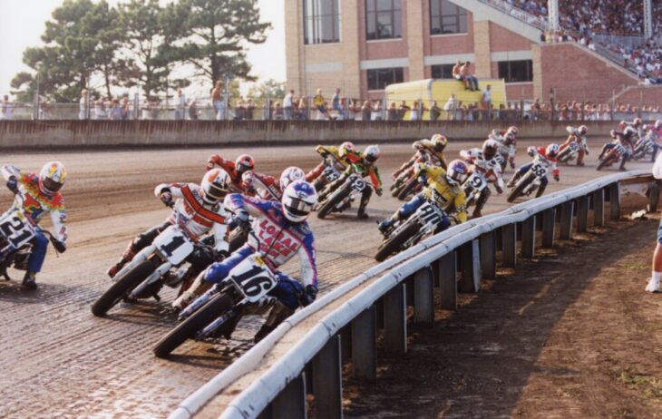 Throwback Thursday: Ronnie Jones Leads Springfield Mile (1998) - Cycle News