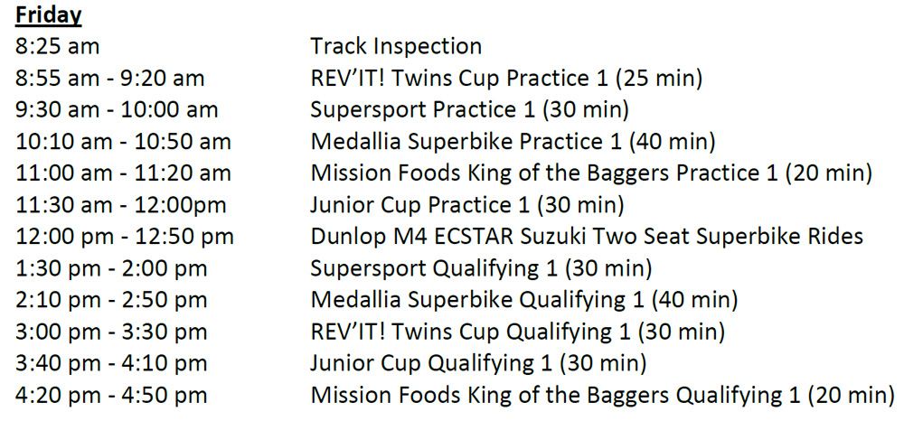 2023 MotoAmerica Season Finale At New Jersey Motorsports Park Preview ...