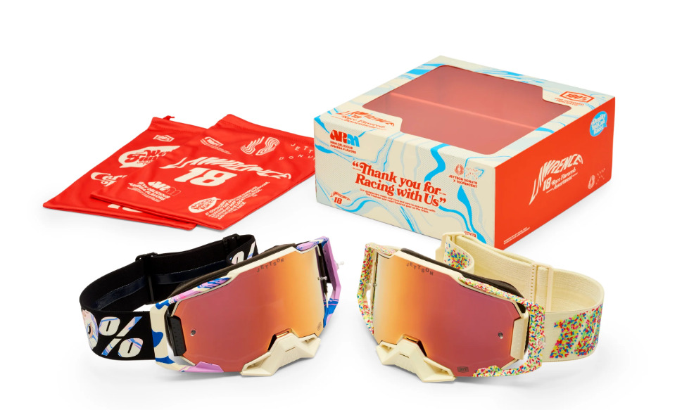 100% Armega Jett Lawrence LE Donut Goggles - Cycle News