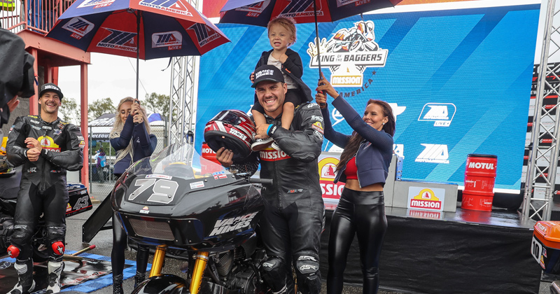 MotoAmerica Stock 1000 & King of the Baggers Champion Hayden Gillim ...