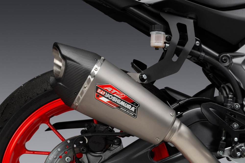 Yoshimura Yamaha R7 AT2 High Mount Options - Cycle News
