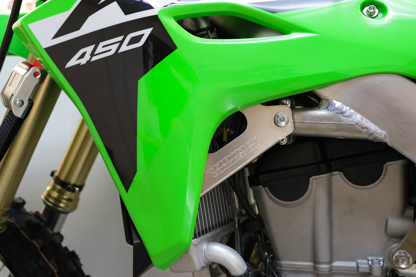 Works Connection KX450 Radiator Braces - Cycle News