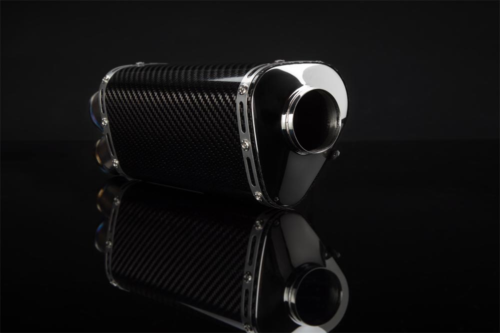 Yoshimura Tri-Oval Dual Titanium Tip Muffler Kit - Cycle News