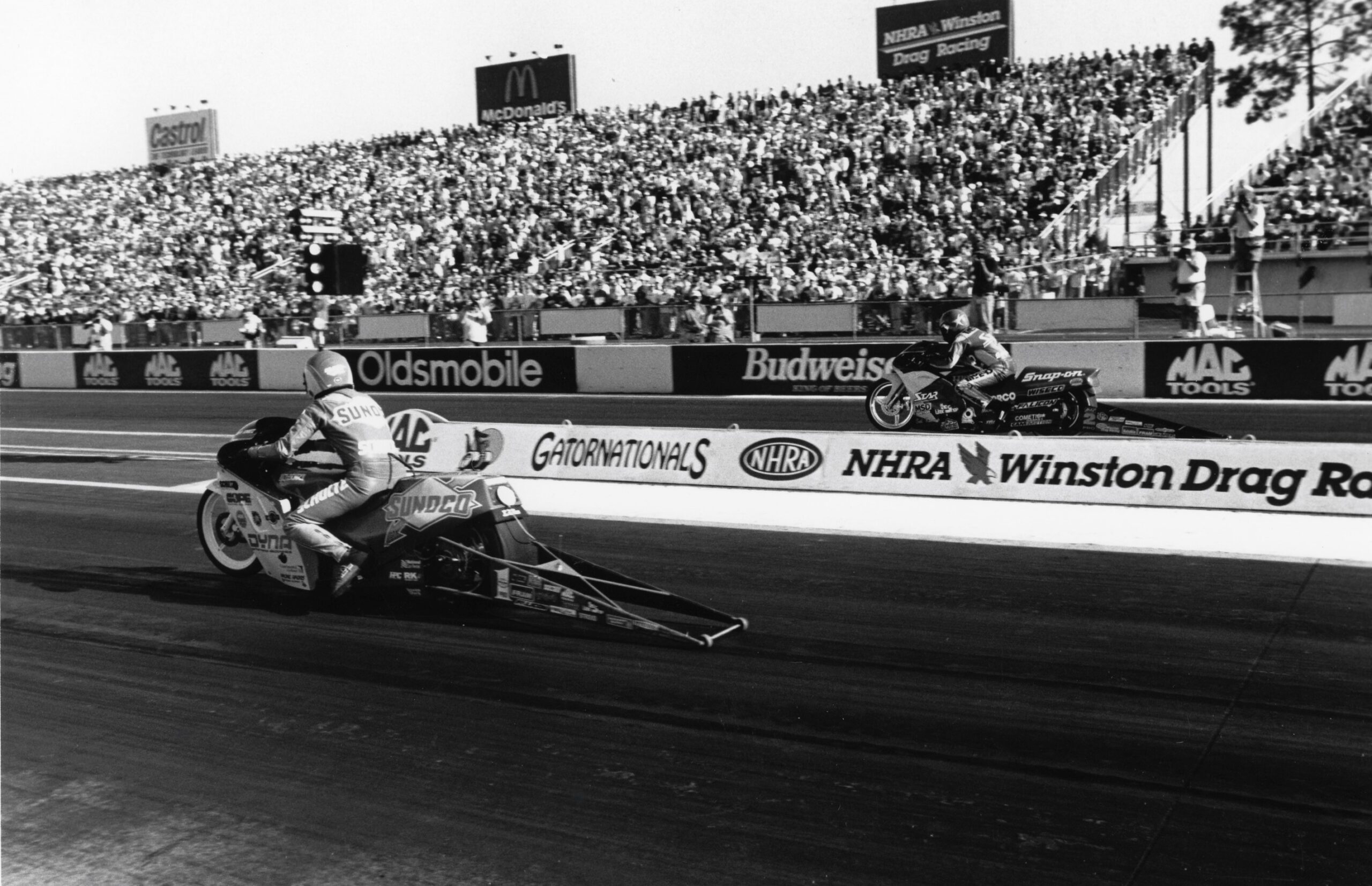Throwback Thursday: Dave Schultz and John Myers at the Gatornationals (1995) - Cycle News