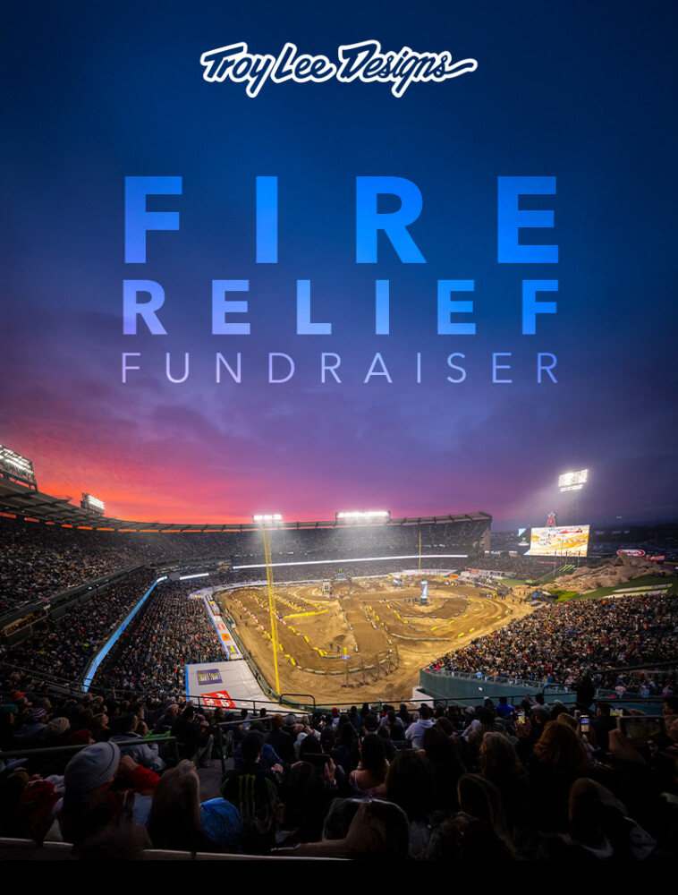 Troy Lee Designs x Feld Fire Relief Fundraiser - Cycle News