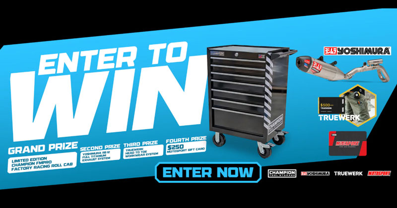 Champion Tool Storage Factory Supercross Team Sweepstakes - Cycle News