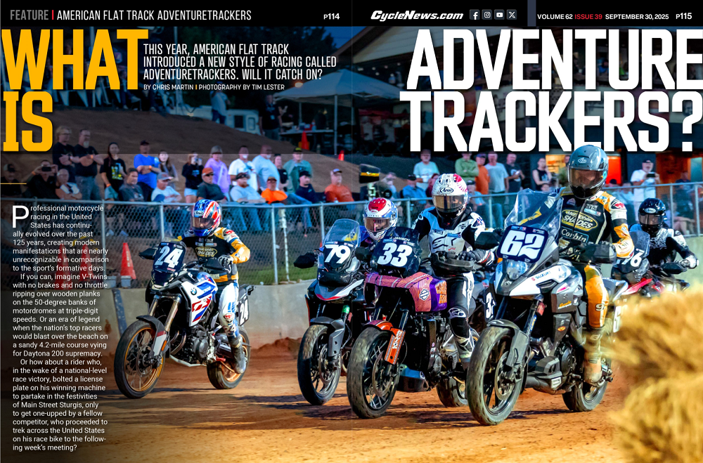 American Flat Track AdventureTrackers - Cycle News