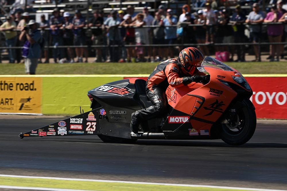 2025 NHRA Pro Stock Motorcycle Round 13 Results - Cycle News
