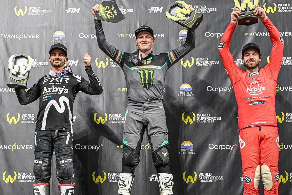 2025 World Supercross Round 2 Canada Results - Cycle News