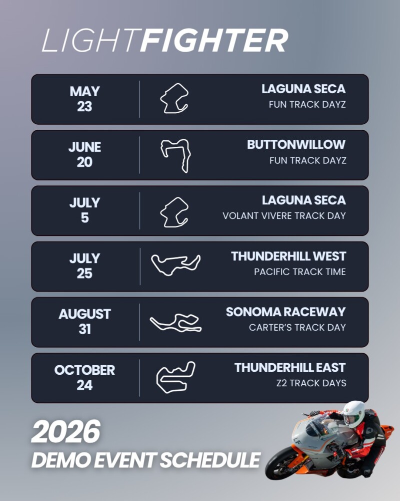 Lightfighter Announces California Track Day Demo Tour - Cycle News