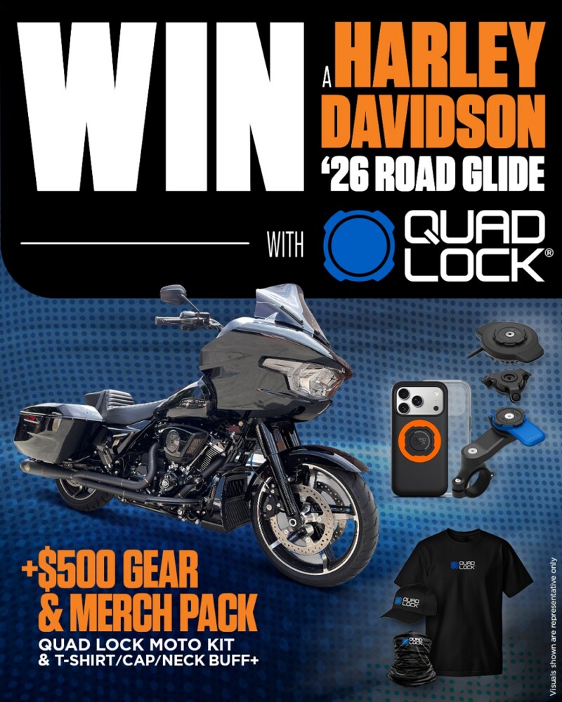 Quad Lock 2026 Harley-Davidson Road Glide Giveaway - Cycle News